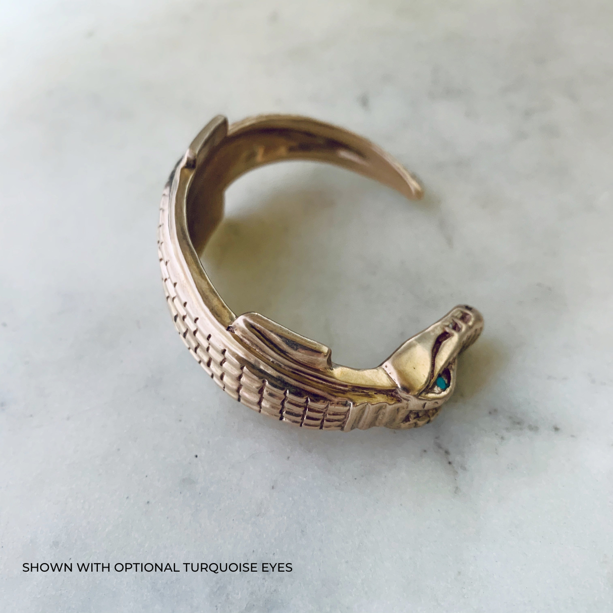 ALLIGATOR BRACELET | MIMOSA Handcrafted