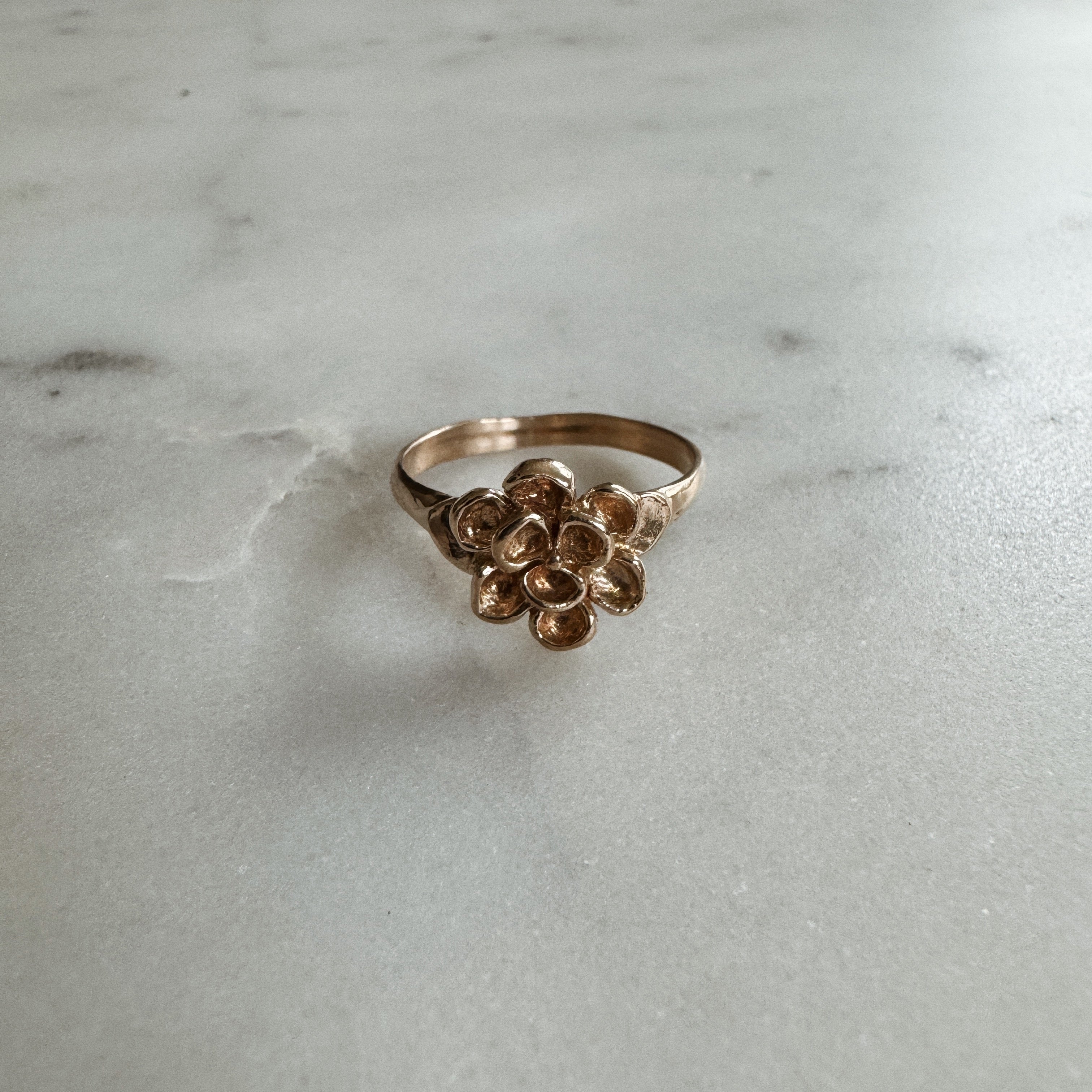 Small Magnolia Flower Ring | MIMOSA Handcrafted